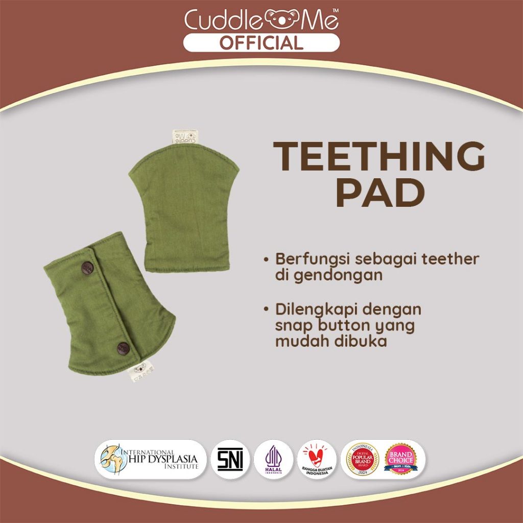 Jual Teething Pad New Desain Polos Gendongan CuddleMe | Shopee Indonesia