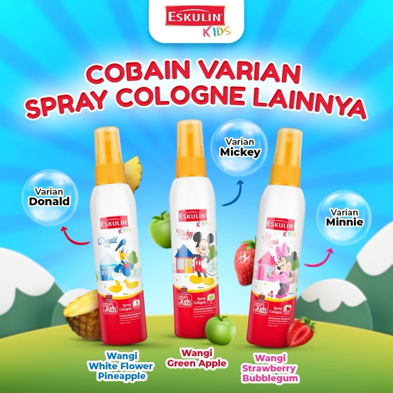 Jual ESKULIN Kids Mist Cologne 100ml | Shopee Indonesia
