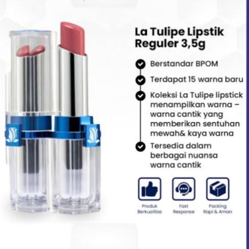 Jual LA TULIPE Lipstick 3,5gr Lip Stick Lipstik | Shopee Indonesia
