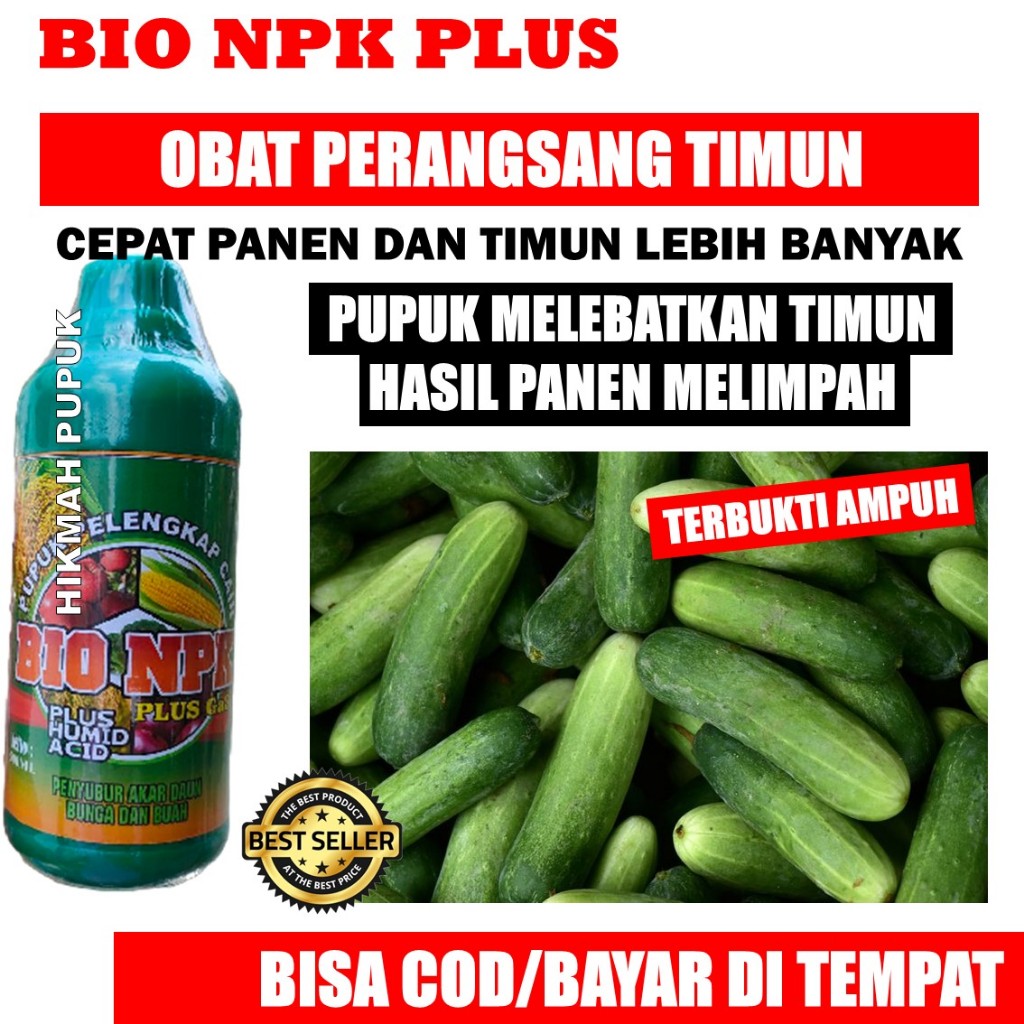 Jual 500 ML Pupuk Semprot Pelebat Buah Mentimun Terbaik, Pupuk NPK Cair Pelebat Timun tanpa ...
