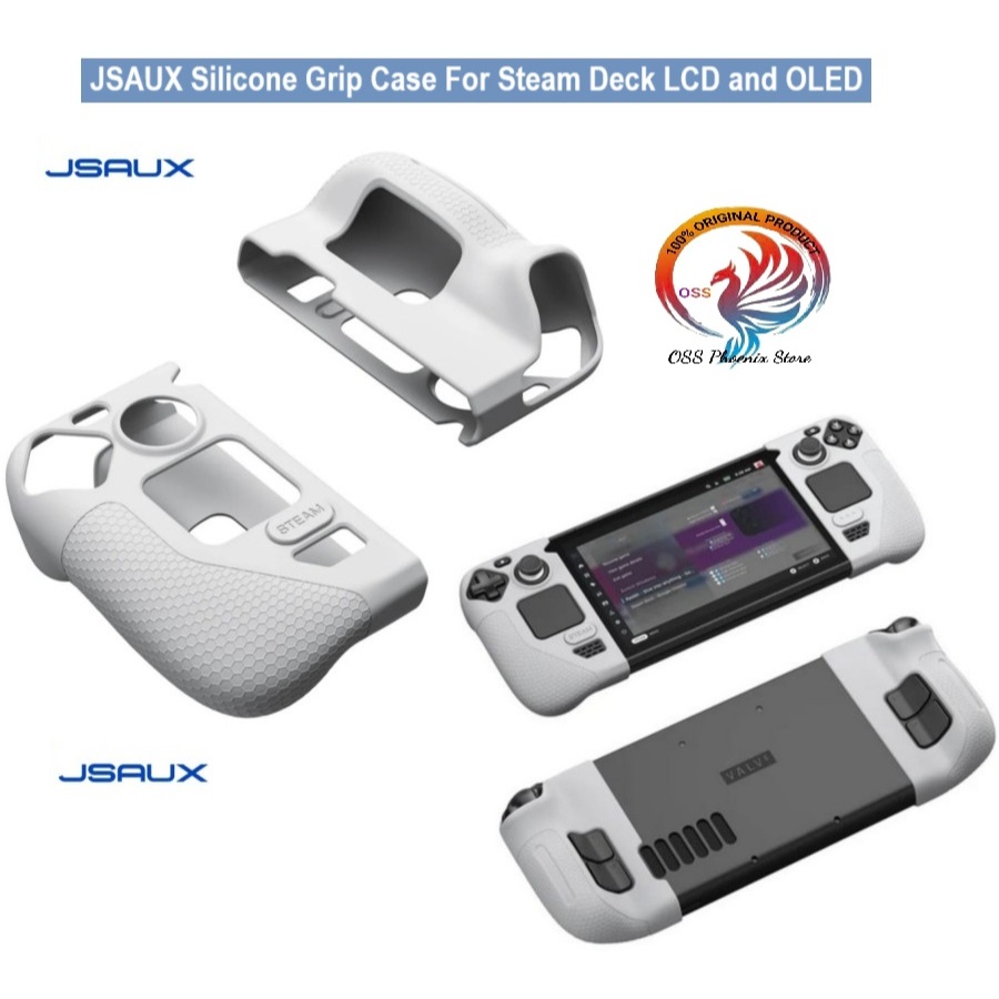 Jual JSAUX Silicone Grip Case For Steam Deck LCD and Oled Casing ...