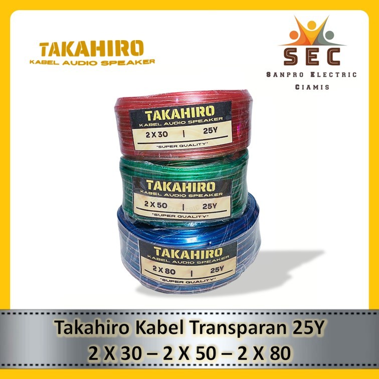 Jual KABEL LISTRIK AUDIO SOUND CABLE SERABUT TRANSPARAN 2X30 2X50 2X80 ...