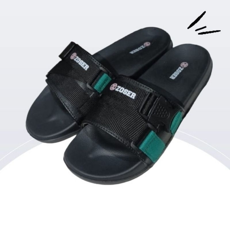 Jual Sandal Selop Pria Kekinian Sendal Slop Slip Slide Distro Cowok ...