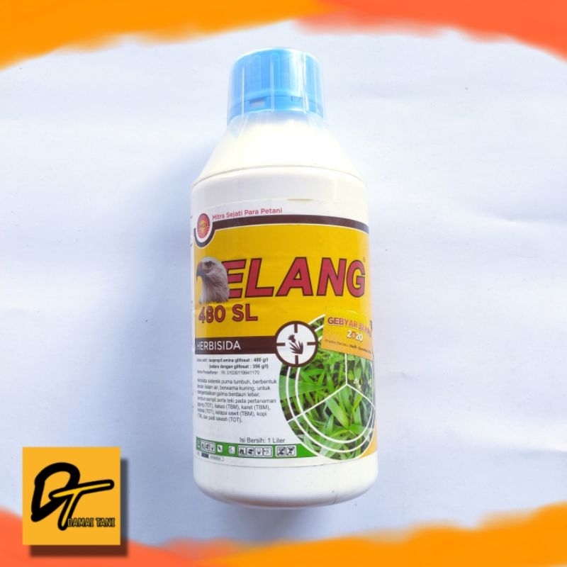 Jual Herbisida Elang 480 SL 1 Liter Pembasmi Gulma Rumput Tuntas Sampai ...