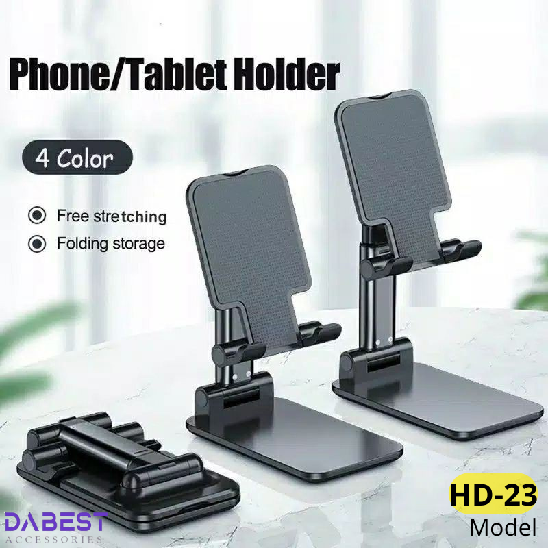 Jual HD-23 Desktop Folding Multi Stand Phone Holder HP Tablet Dudukan ...