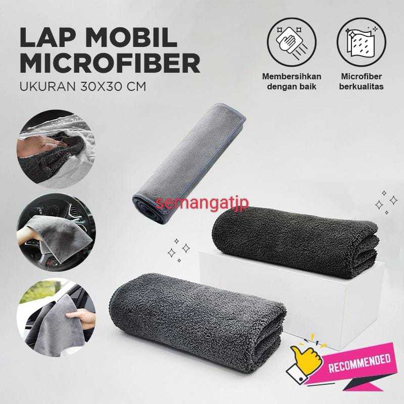 Jual Kain Lap Mobil Microfiber Premium 30 x 30 cm | Shopee Indonesia