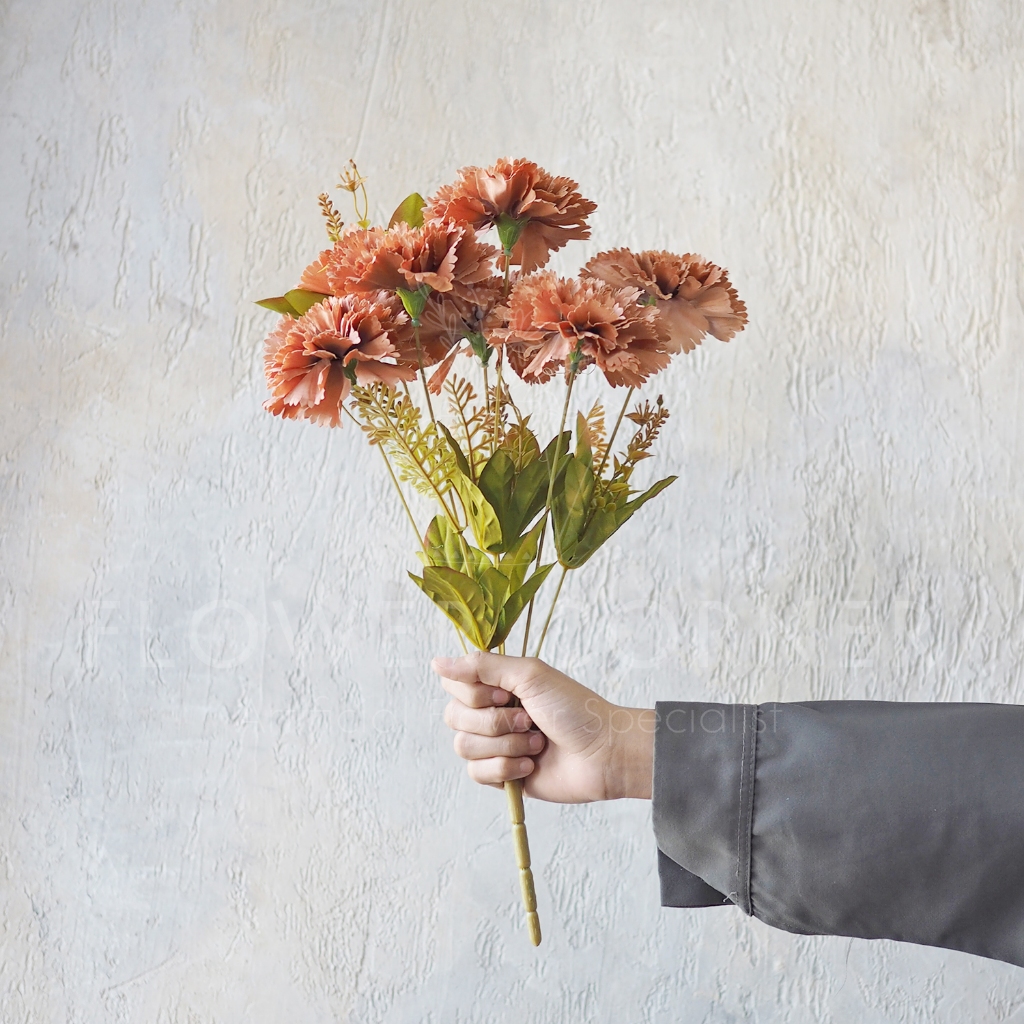 Jual Bunga Artificial Carnation Gradasi Group (B24165) | Shopee Indonesia