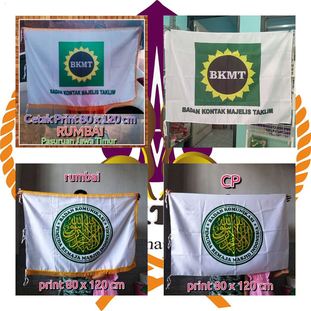 Jual Bendera BKMT Badan Majelis Taklim BKPRMI Pemuda Remaja Masjid ...