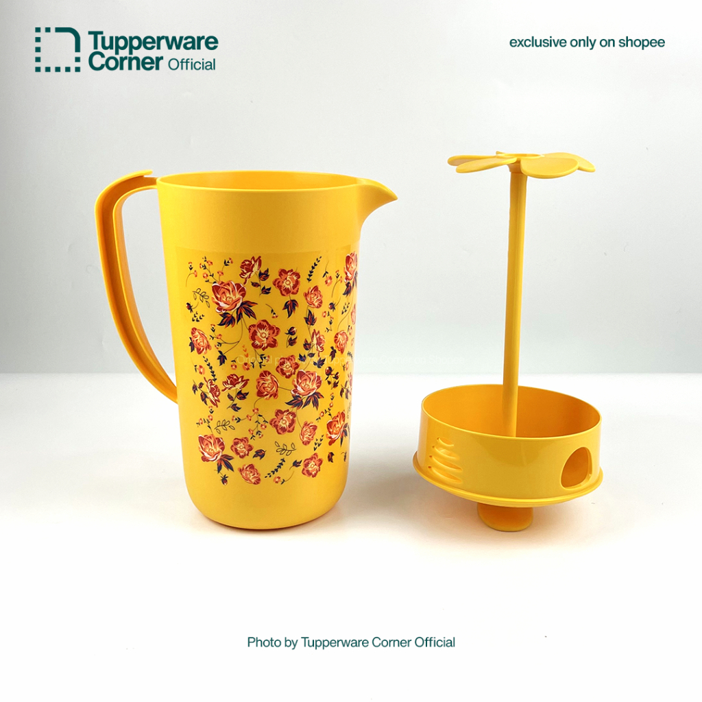 Jual Tupperware STRING PITCHER 2 LITER warna Kuning | Shopee Indonesia
