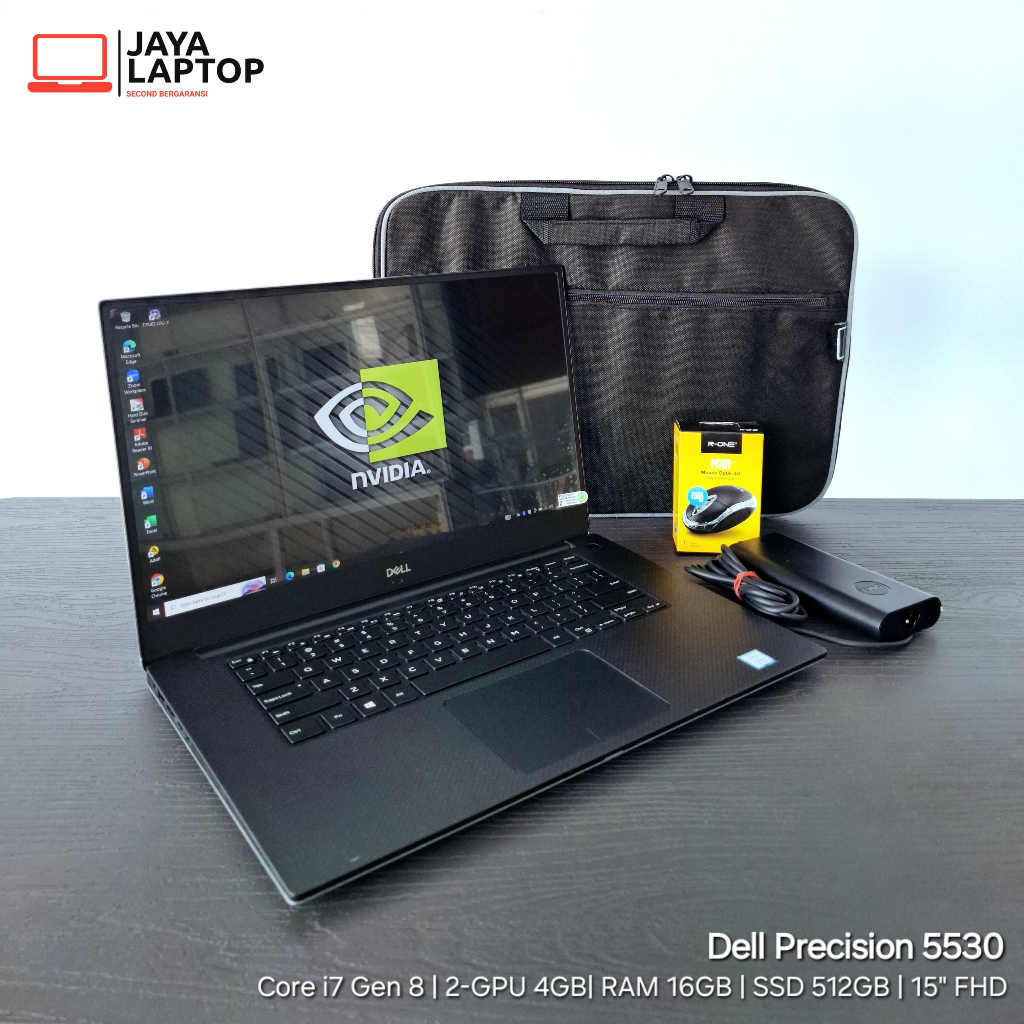 Jual Dell Precision 5530 Core i7 Gen 8 RAM 16GB SSD 512GB Nvidia 15 inch FHD Laptop Desain ...