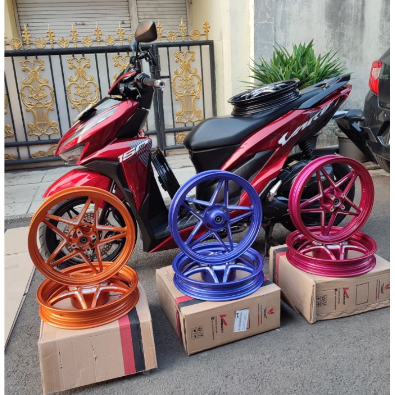 Jual VELG RACING VROSSI VENOM ORBIT BINTANG GEN 2 HONDA BEAT KARBU BEAT ...