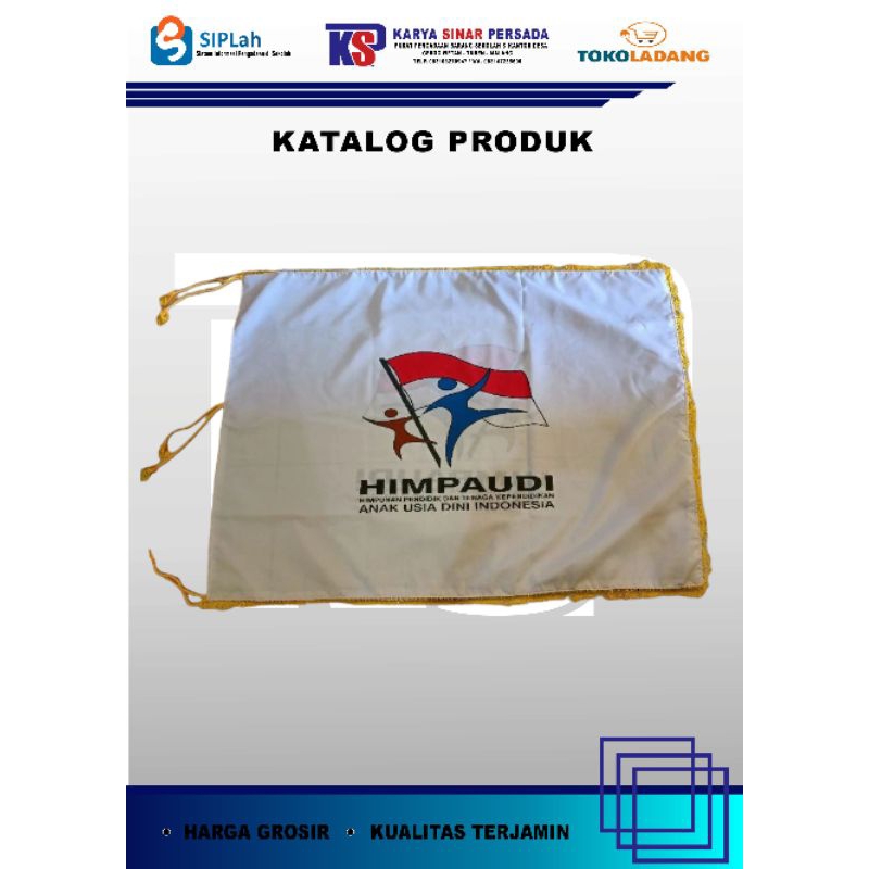 Jual Bendera Panji Himpaudi 2 sisi 110x75cm (untuk kantor) | Shopee ...