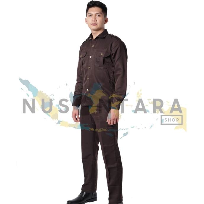 Jual SERAGAM SAFARI SATPAM SECURITY SERAGAM DRIVER/SUPIR WARNA HITAM ...