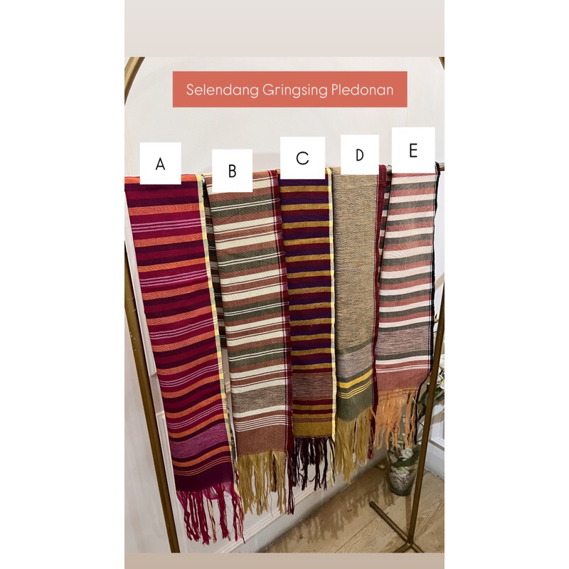 Jual pesanan kak gekari selendang A dan B | Shopee Indonesia