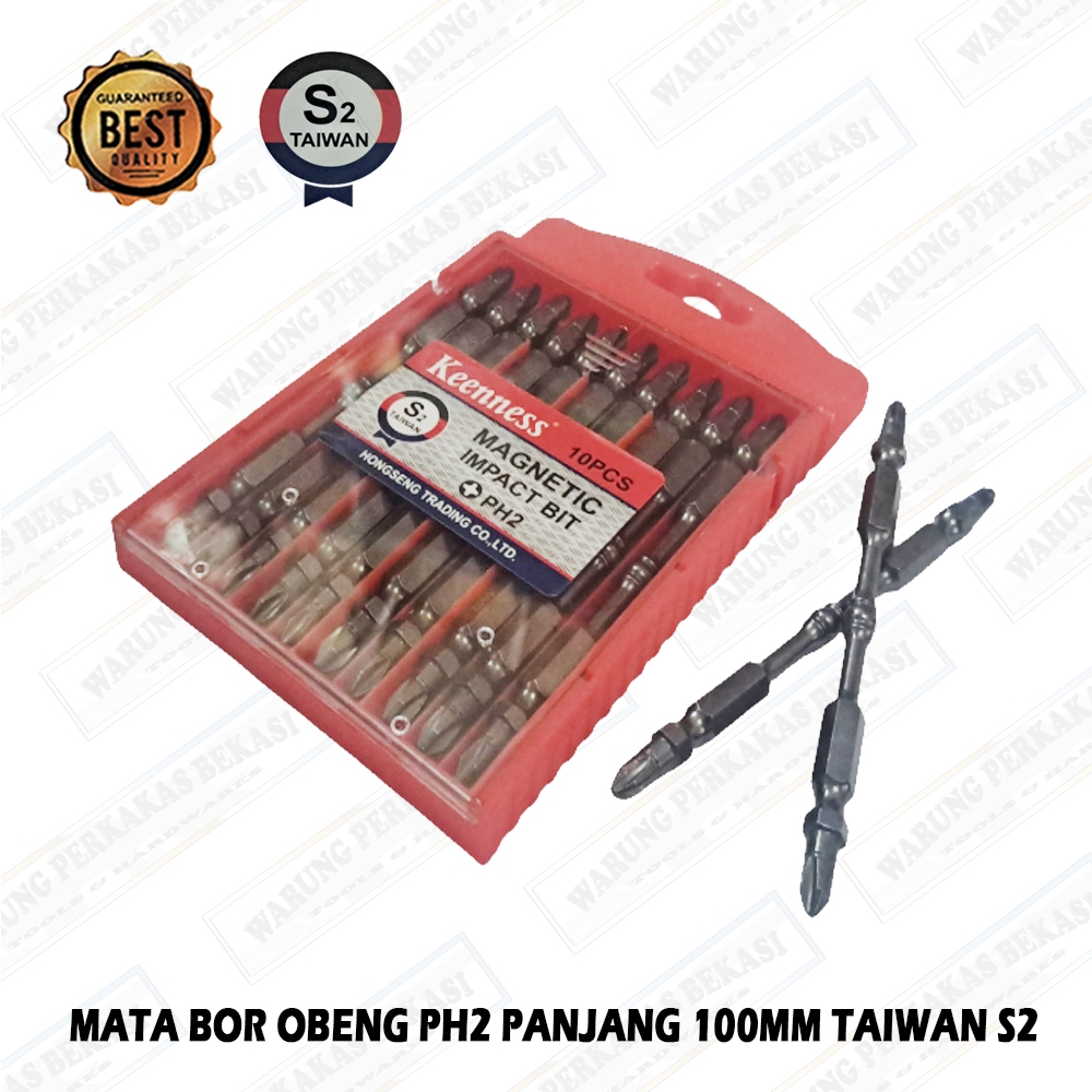 Jual IWA PH2 x 100mm Mata Bor Obeng Taiwan S2 / Mata Impact Screwdriver ...
