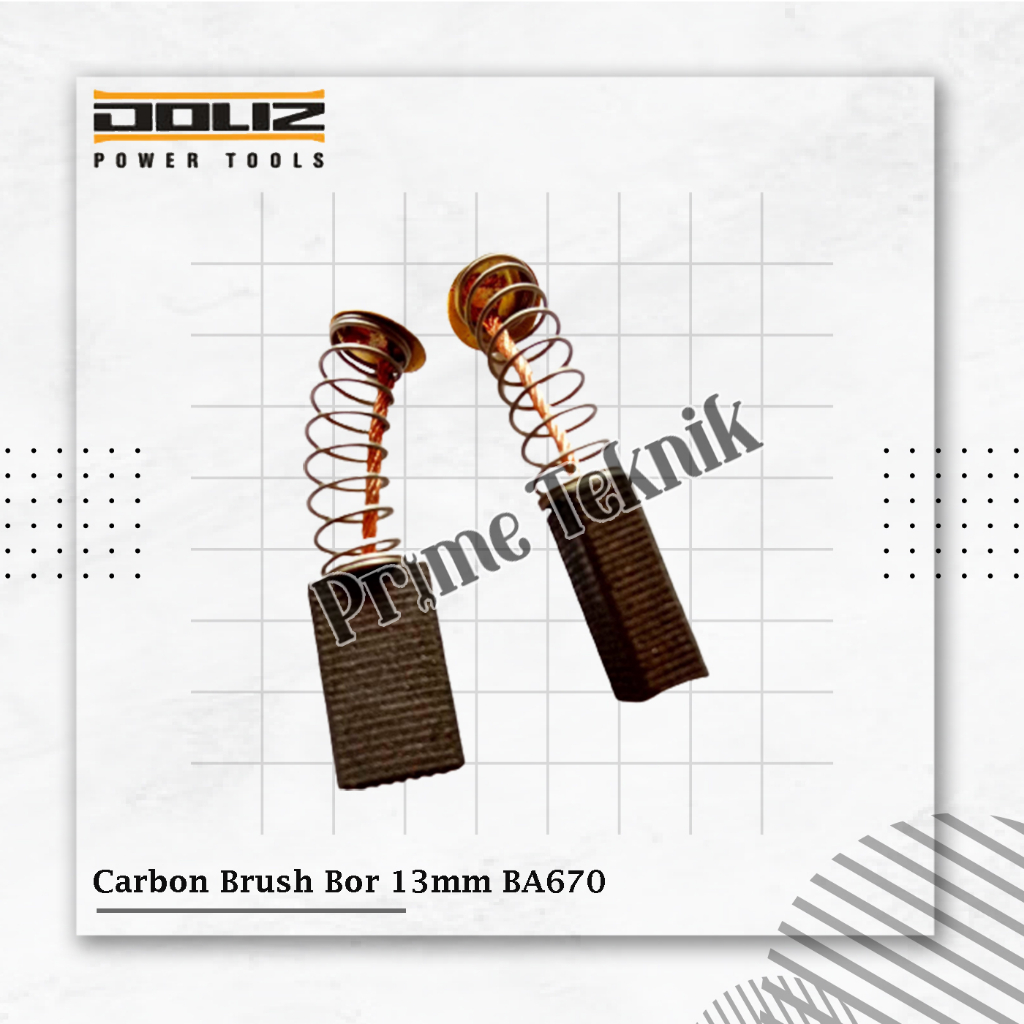 Jual Carbon Brush Bor 13mm BA670 DOLIZ Arang Spul Kul Kull Impact Drill ...