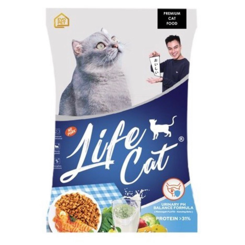 Jual Life Cat Kering Makanan Kucing Dry Cat Food Repack 1 Kg | Shopee ...