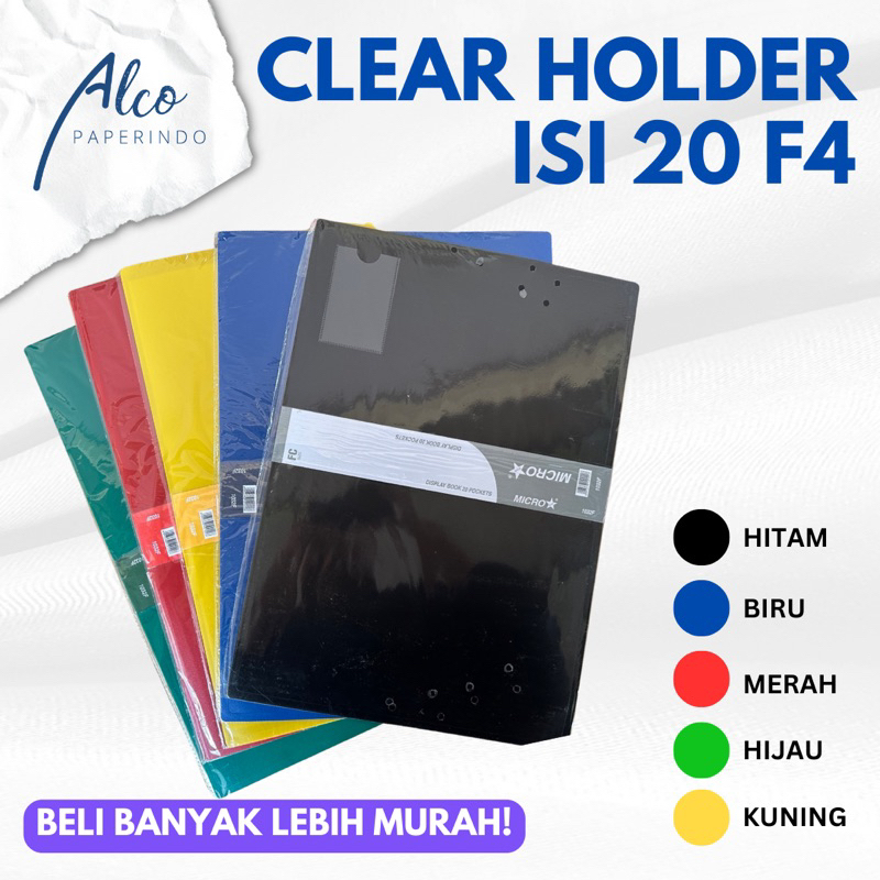 Jual Clear Holder F4 isi 20 Kantong | Shopee Indonesia