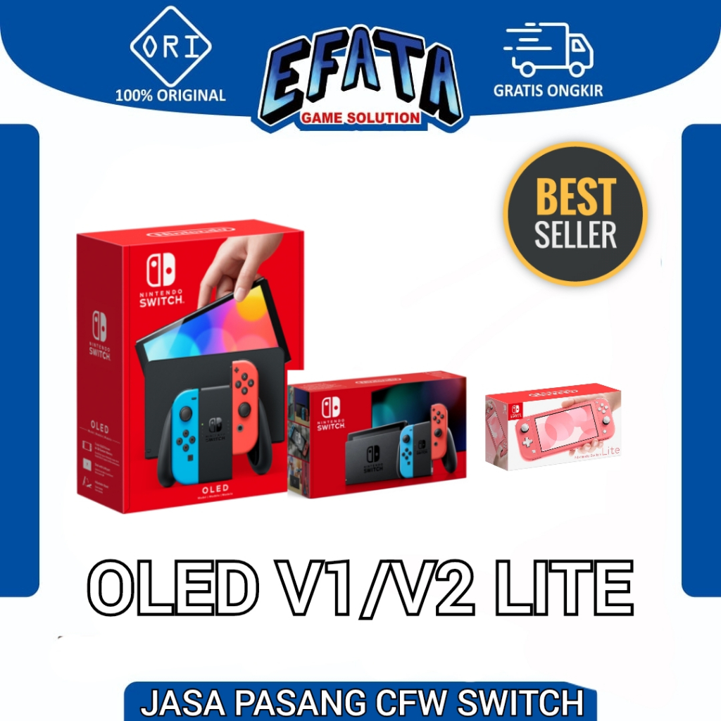 Jual Nintendo Switch OLED V1/V2/LITE PASANG CFW NINTENDO SWITCH | Shopee Indonesia