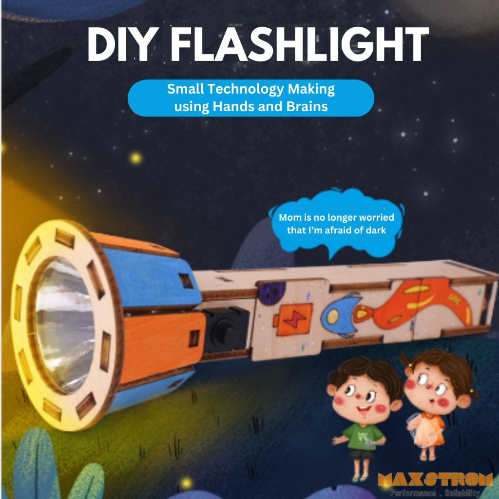 Jual Mainan Edukasi STEM TOYS Anak Build Your Own Senter Flashlight ...