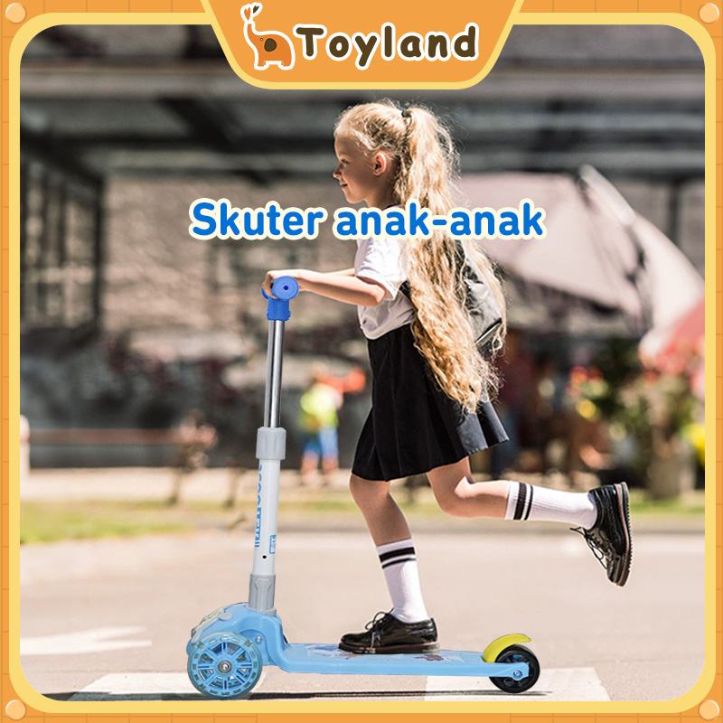 Jual Toyland Anak otoped Scooter Kickboard Skuter Otoped Anak lampu ...