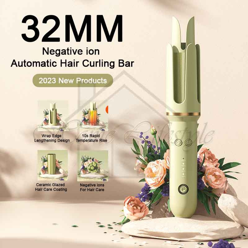 Jual CATOKAN KERITING OTOMATIS / NEGATIVE ION AUTOMATIC HAIR CURLING ...