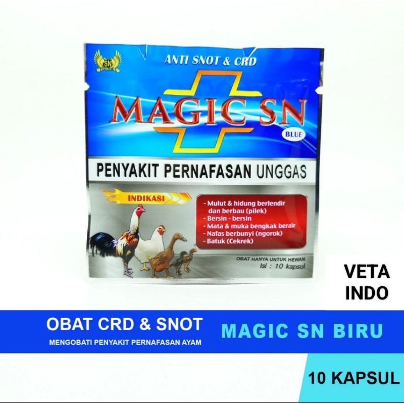Jual MAGIC SN BIRU SACHET SASANA NGAPAK OBAT SNOT CDR PERNAPASAN AYAM ...