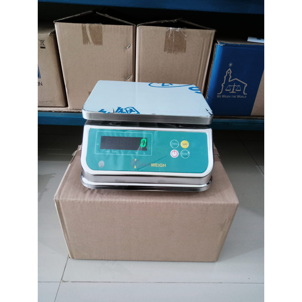 Jual Timbangan Water Proff anti air KILOWEIGH 30Kg / 5g stainless stell | Shopee Indonesia