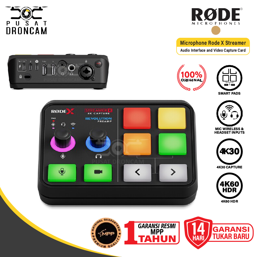 Jual Microphone Rode X Streamer X Audio Interface & Video Capture Card Ori | Shopee Indonesia