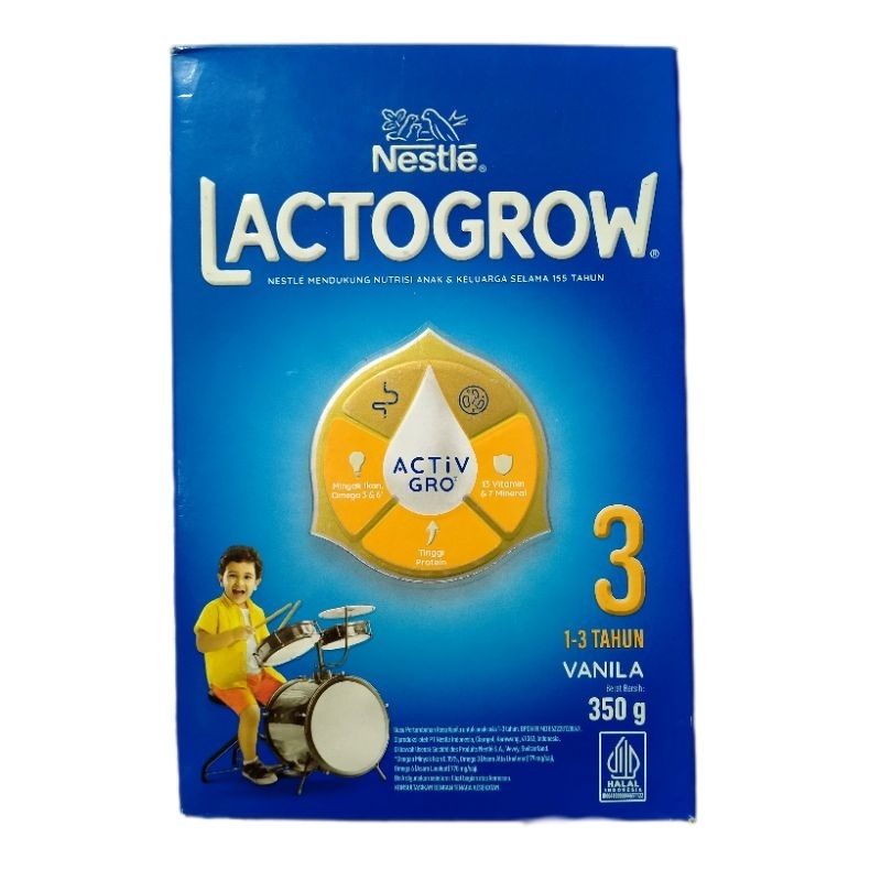 Jual Nestle Lactogrow 3 1-3 Tahun 350g | Shopee Indonesia