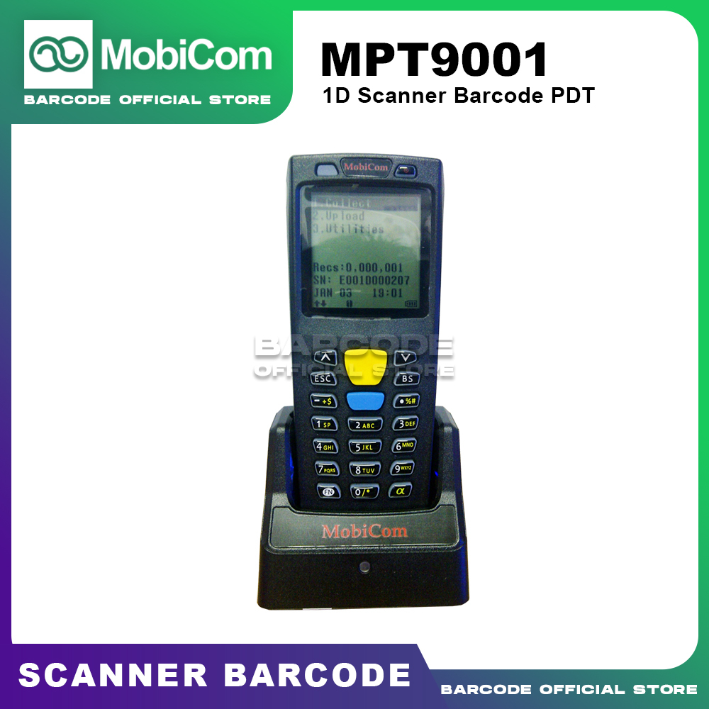 Jual Mobicom MPT9001 Mobile Barcode Scanner PDT 1D Scan Barang Produk ...