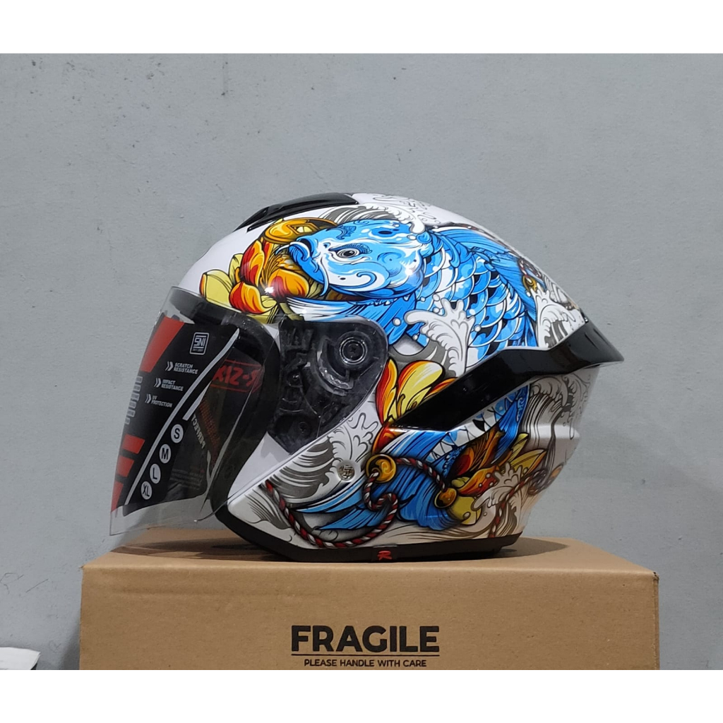 Jual HELM R SIX DEWASA PRIA DAN WANITA MANTAP... MOTIVE SERIES NAGA ...