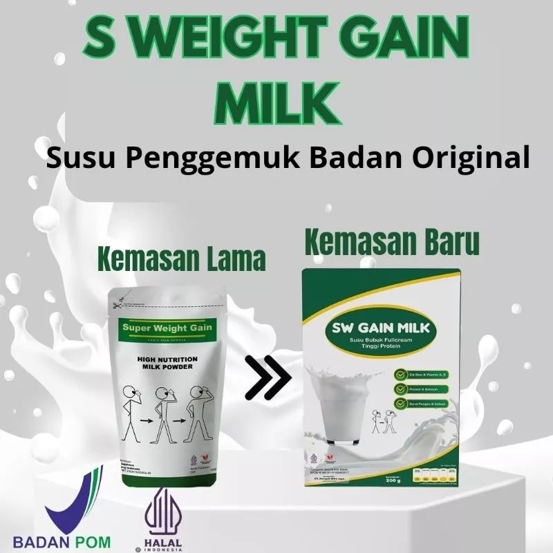 Jual SUPER WEIGHT GAIN SUSU PENAMBAH BERAT BADAN SUSU GEMUK AMPUH ...