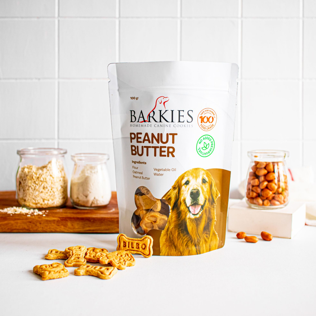 Jual Homemade Dog Snack Snack Anjing Barkies Peanut Butter Rasa Selai ...