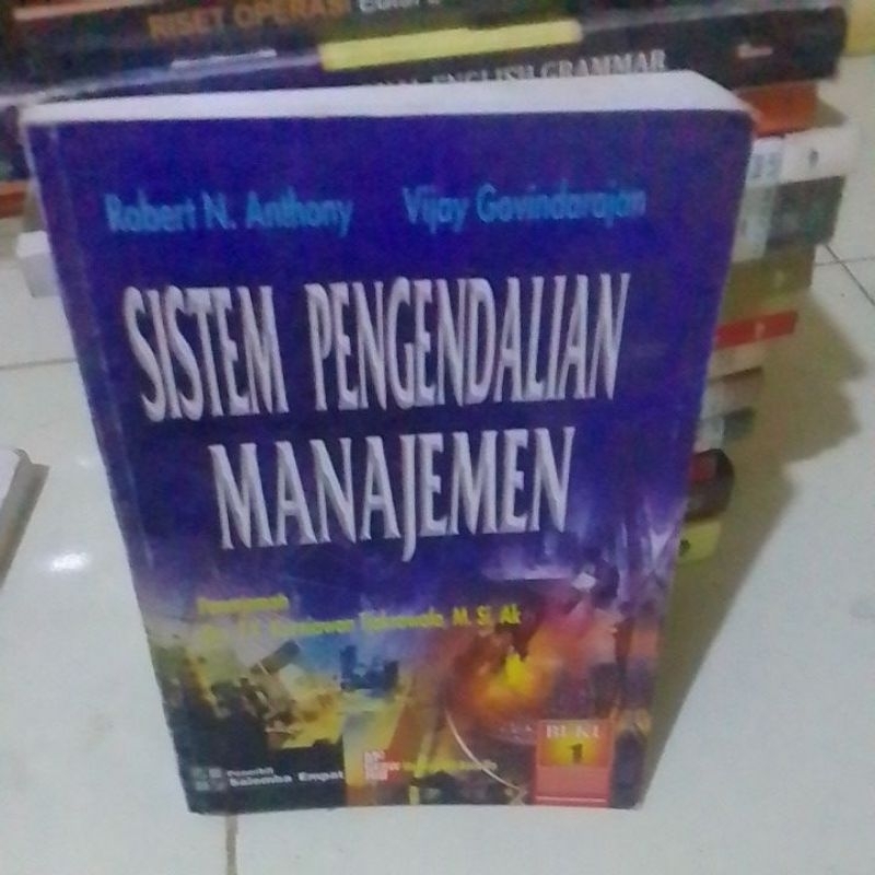 Jual sistem pengendalian manajemen nya Robert N. Anthony Salemba empat ...