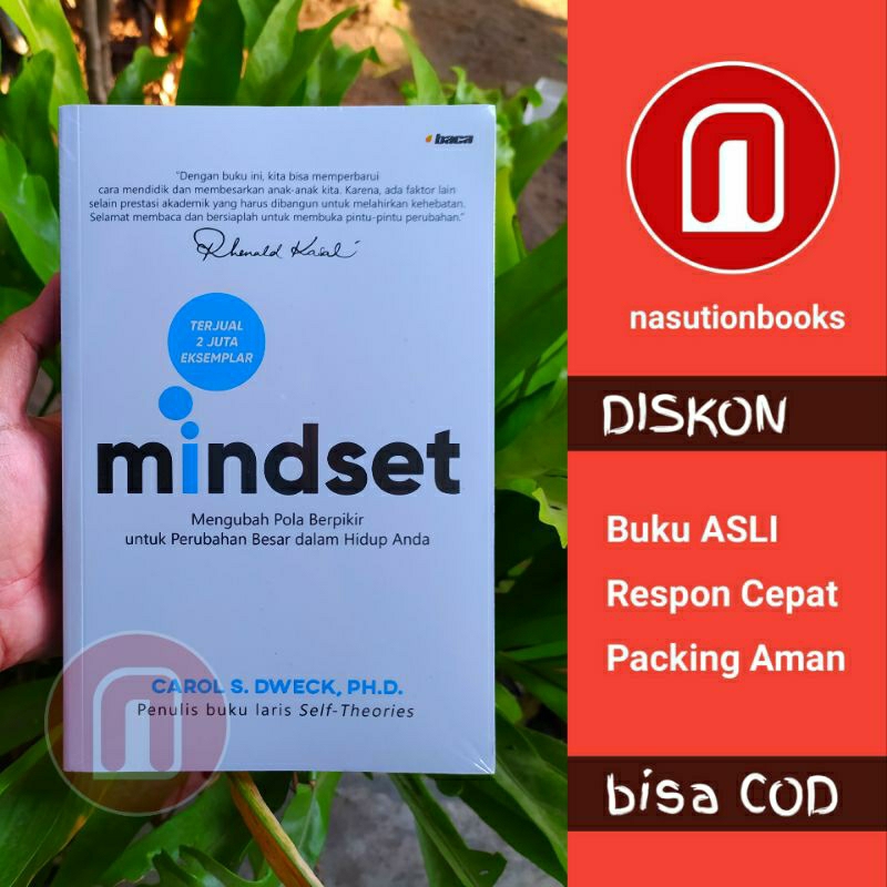 Jual Buku Mindset Mengubah Pola Pikir untuk Perubahan Besar dalam Hidup ...