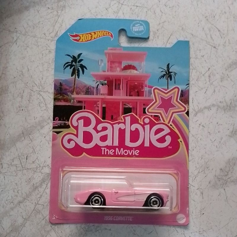 Jual hot wheels barbie the movie 1956 corvette card mulus tanpa tekuk ...