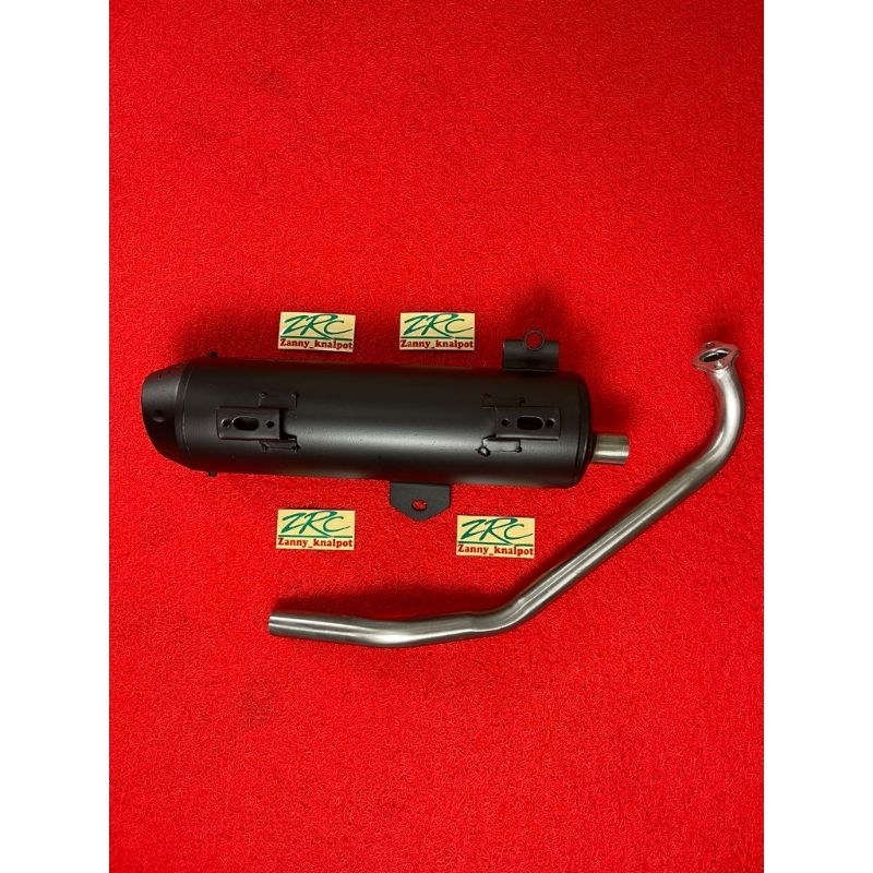 Jual Knalpot ZRC NMAX / AEROX Old Copy CMS + End Muffler Hitam Zanny ...