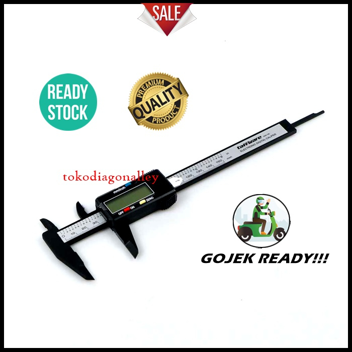 Jual Jangka Sorong Digital Sigmat Digital Layar LCD Vernier Caliper LCD Screen Alat Ukur Baut ...