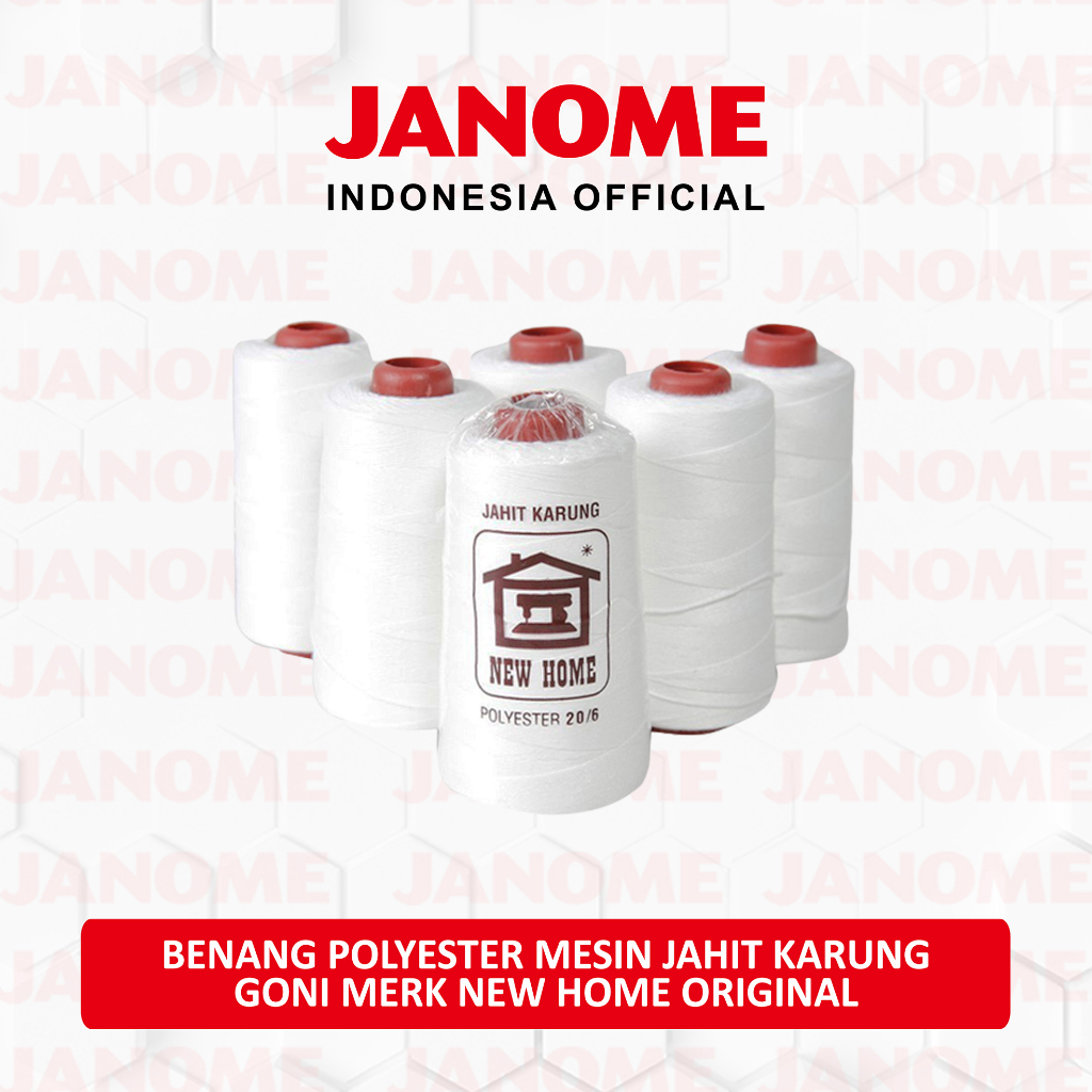 Jual Benang Jahit Polyester Untuk Mesin Jahit Karung Goni Merk NEW HOME ...