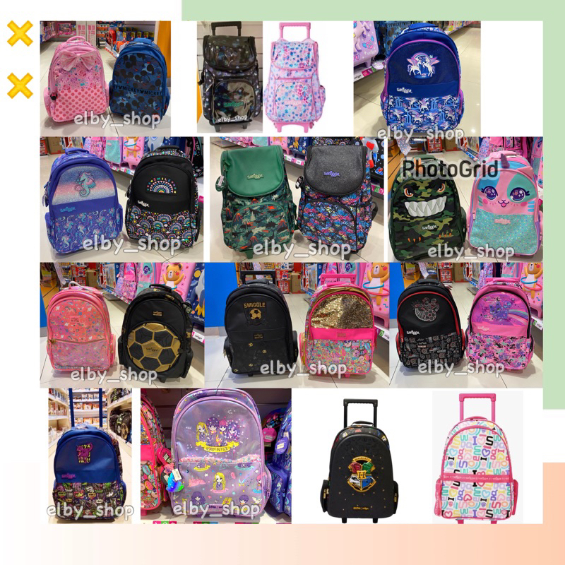 Jual Smiggle Original Trolley Mirage minnie away fiesta score - Tas ...