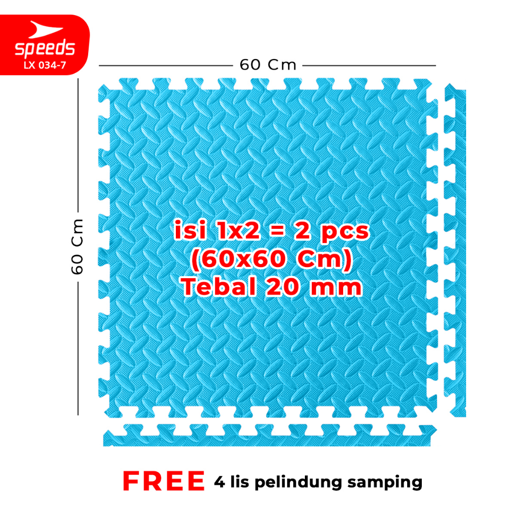 Jual SPEEDS Evamat 103x103cm 12mm Matras Puzzle Karpet Puzzle Matras ...