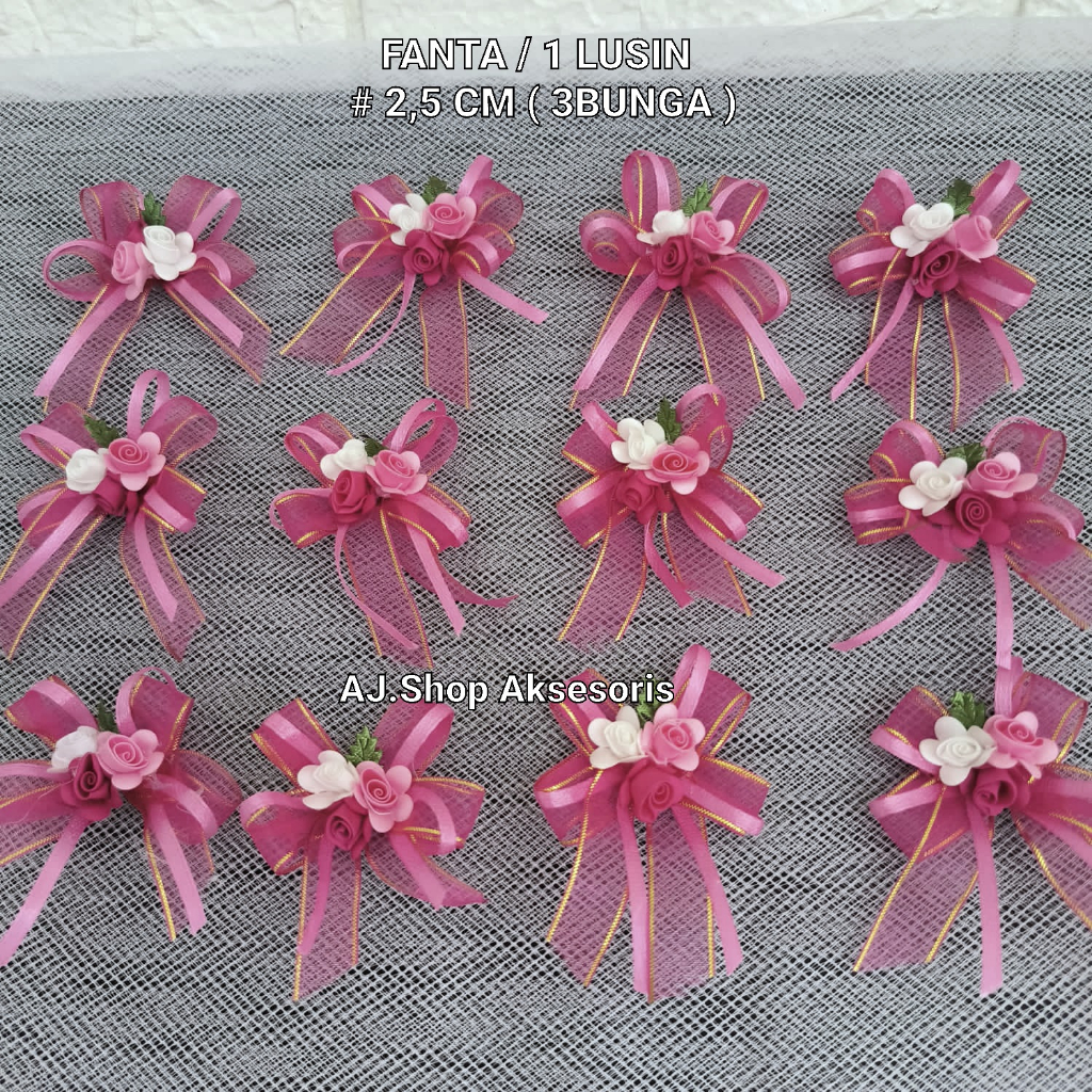 Jual BUNGA PITA PANITIA , BUNGA BROS & PIN KECIL , BUNGA AKSESORIS ...