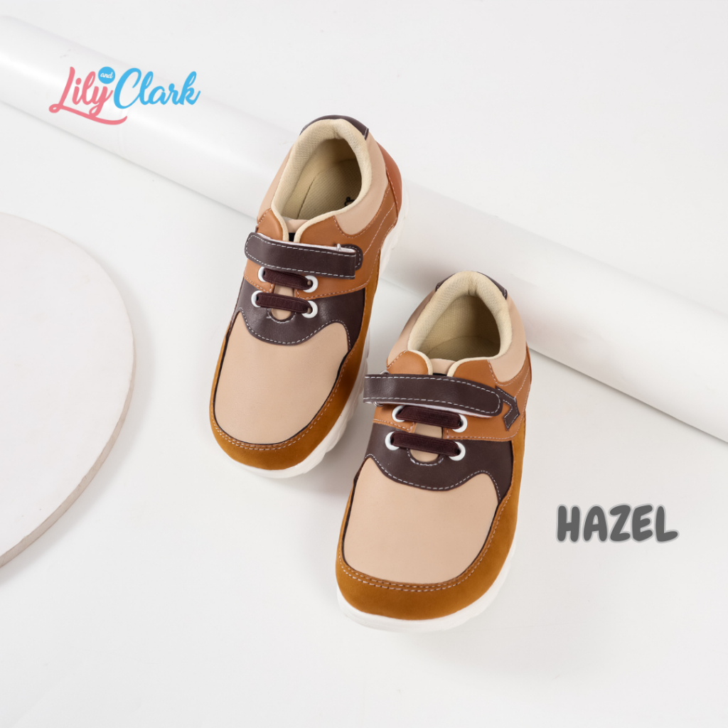 Jual LILY AND CLARK Sepatu Sneakers anak warna hitam HAZEL | Shopee ...