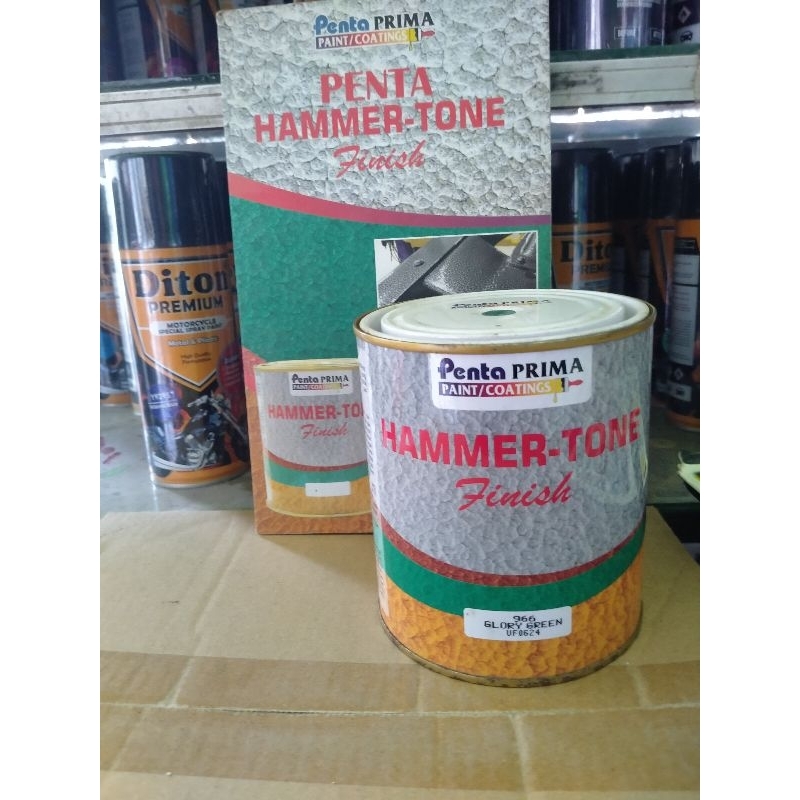 Jual cat penta hammertone glory green 966 | Shopee Indonesia