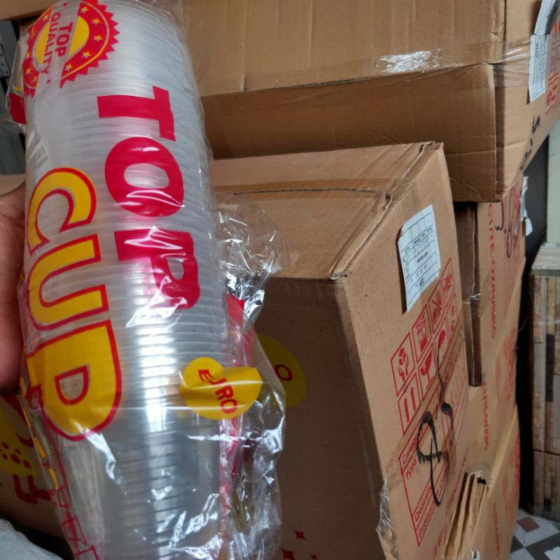 Jual Gelas Plastik 8.5 oz bubur / jasuke Cup Top 50 pcs | Shopee Indonesia