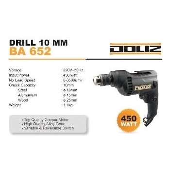 Jual BOR DOLIZ BA652 10MM | Shopee Indonesia