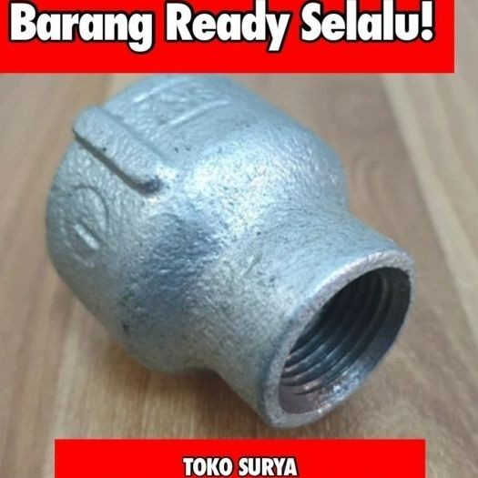 Jual BESI verlop sok 2" x 3/4" sok 2" x 1/2" sok 2" x 1" reducer sok ...