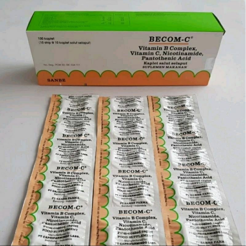 Jual Ed September 2025 Becom-C Multivitamin daya tahan tubuh (Harga Per ...