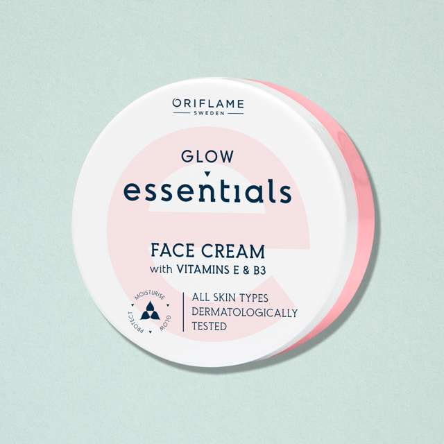Jual Glow Essentials Face Cream with Vitamins E & B3 Oriflame (75ml ...